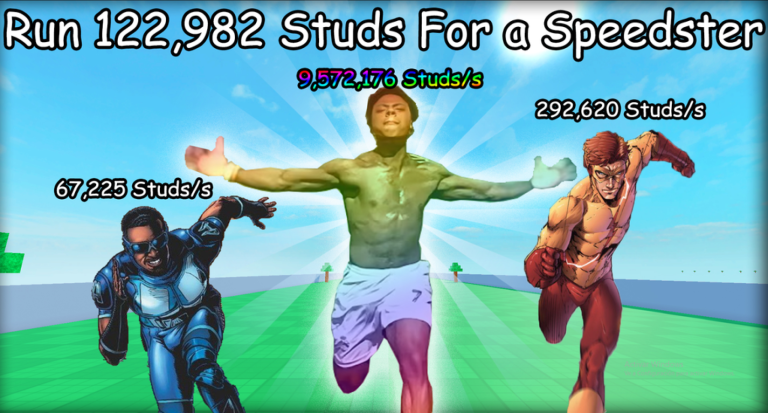 Run 122,958 Studs for a Speedster Codes (December 2025) - RoCodes