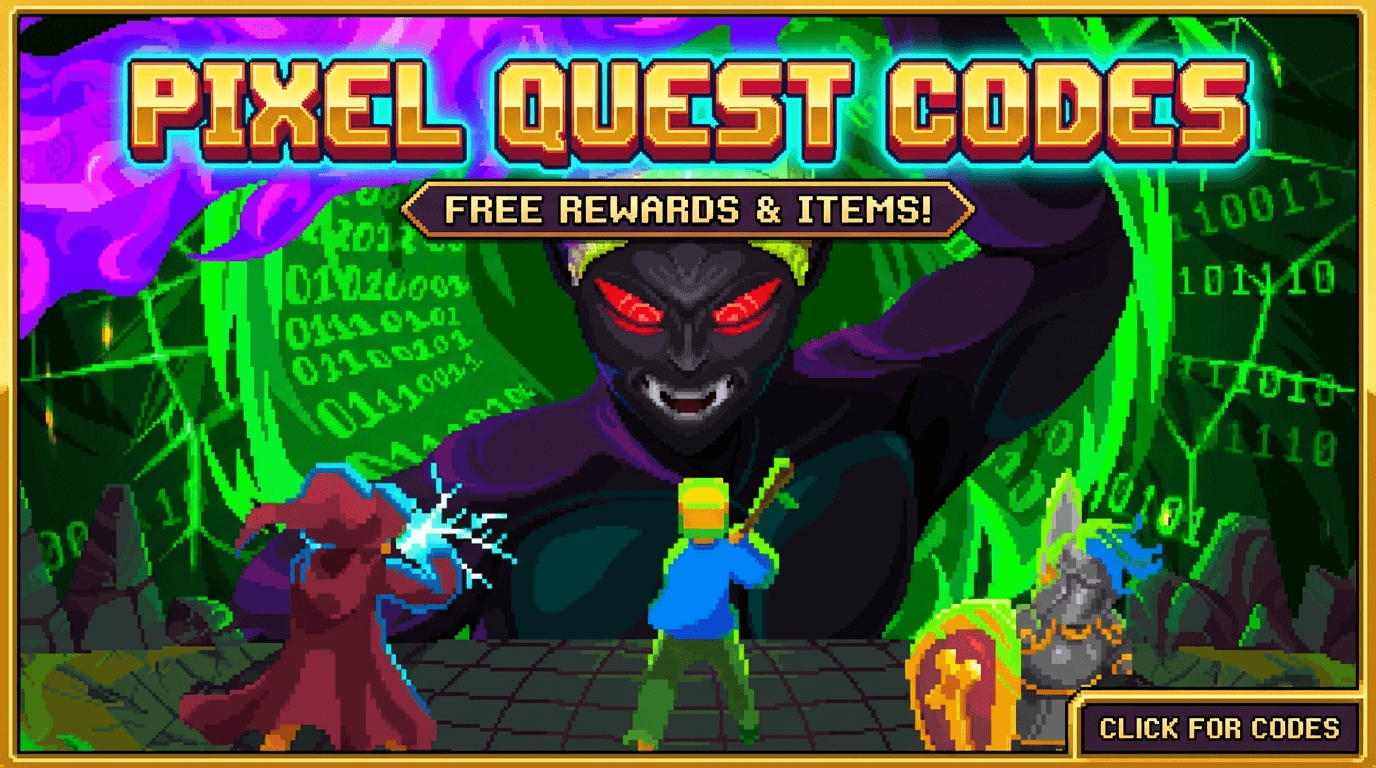 Pixel Quest Codes | 1 Active Codes for May 2026 - RoCodes